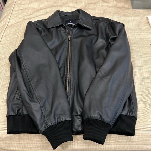 Faconnable | Jackets & Coats | Faconnable Mens Leather Jacket | Poshmark